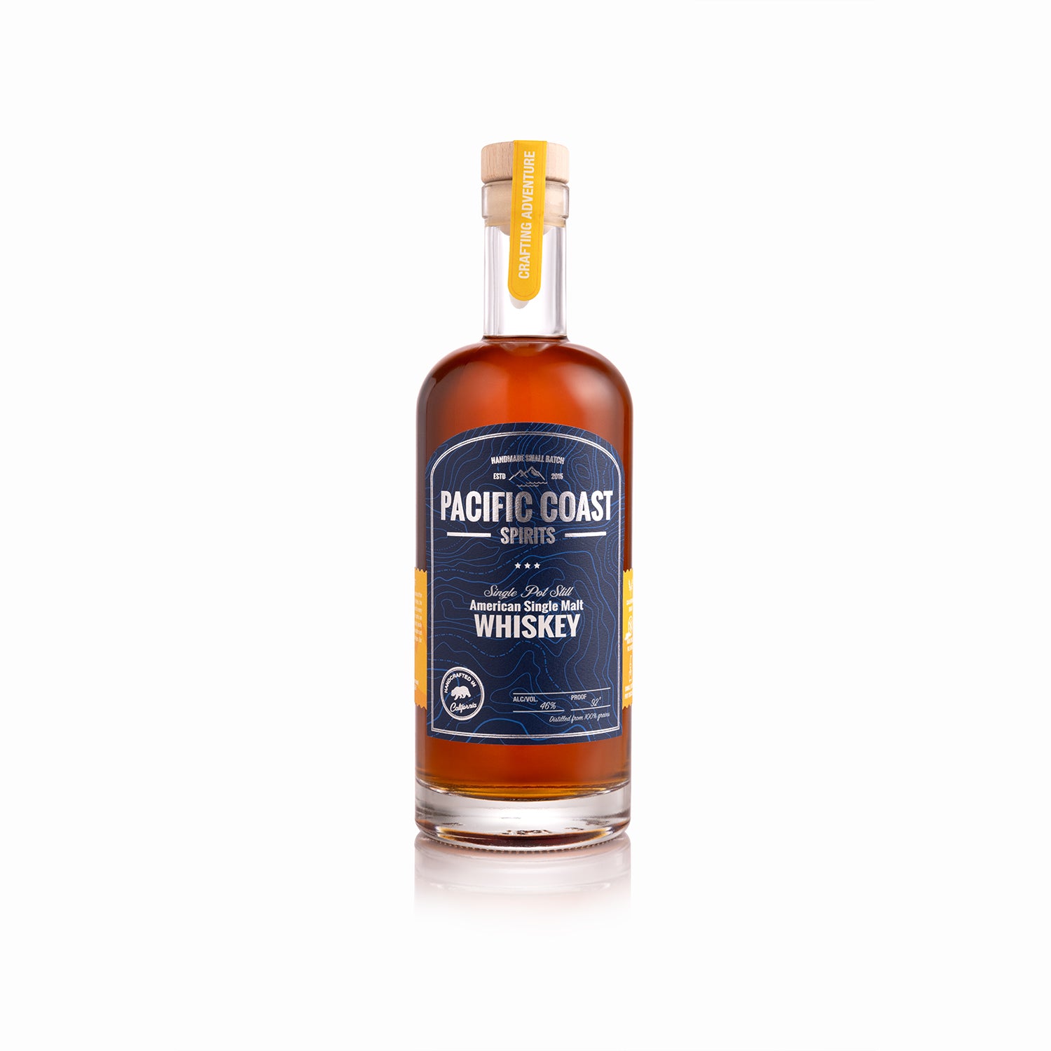 American Single Malt Whiskey - Yellow Label – Pacific Coast Spirits